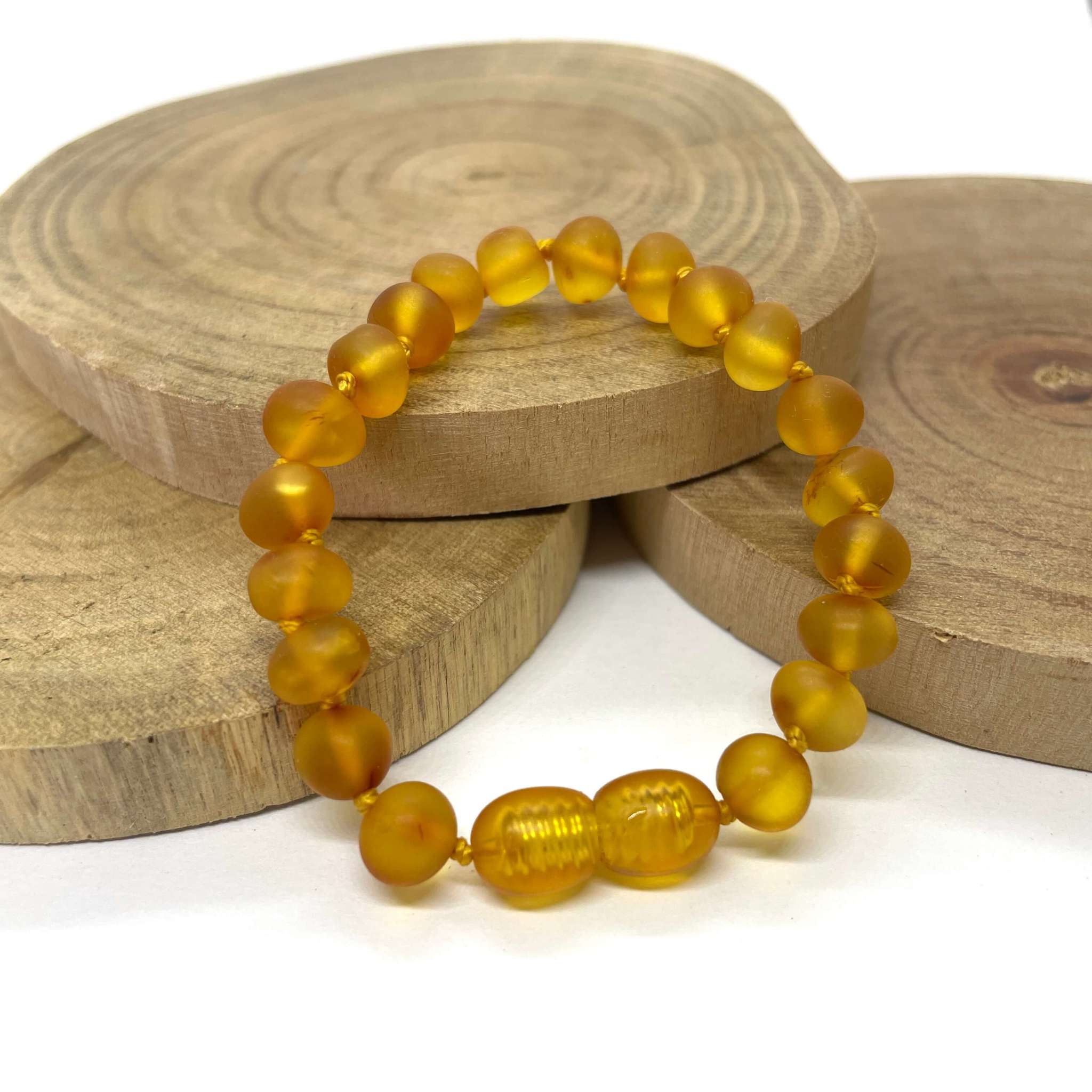Raw Honey Baltic Amber Baby Bracelet/ Anklet | Amber Secrets