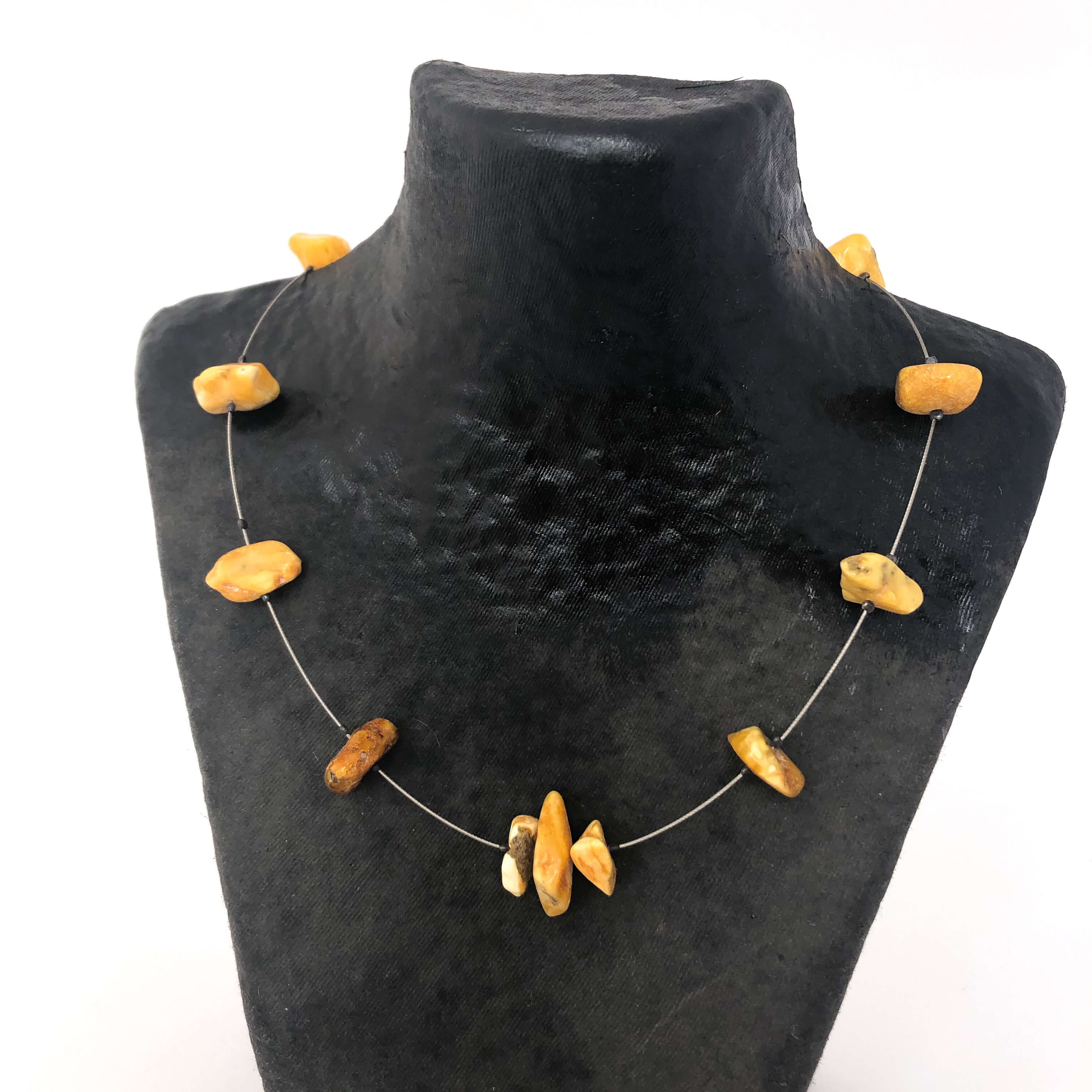Raw Butterscotch Wire Amber Necklace | Amber Secrets